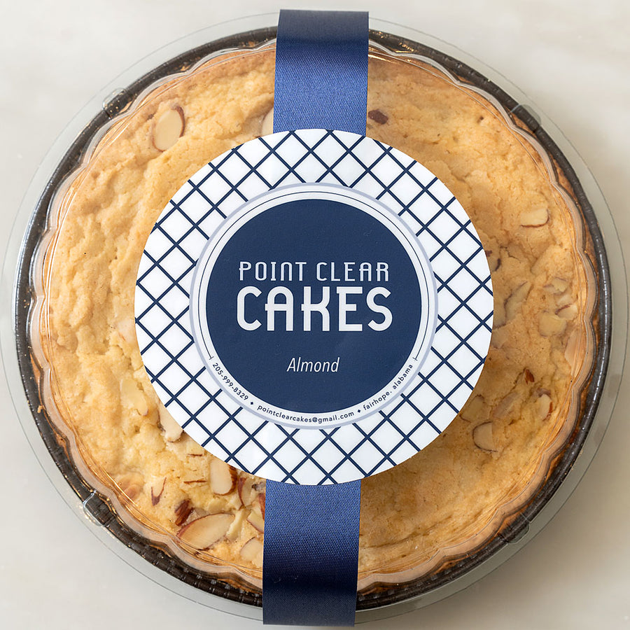 Almond Cake Large - 8" - Point Clear Cakes, Alabama – Point Clear Cakes ...